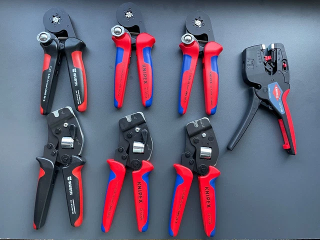 KNIPEX WÜRTH SELBSTEINSTELLENDE Crimpzangen Aderendhülsen 975314 975304 ...
