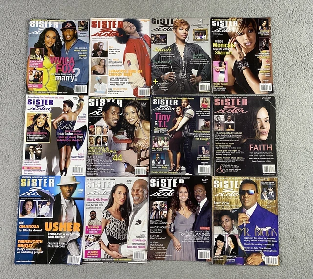 SISTER 2 SISTER Magazine 2000s Mike Tyson Faith Hill Tiny TI Seal Hip ...