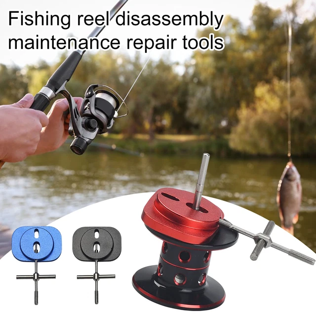 REEL MAINTENANCE TOOL Small Repair Fishing Reel Disassembly Maintenance ...