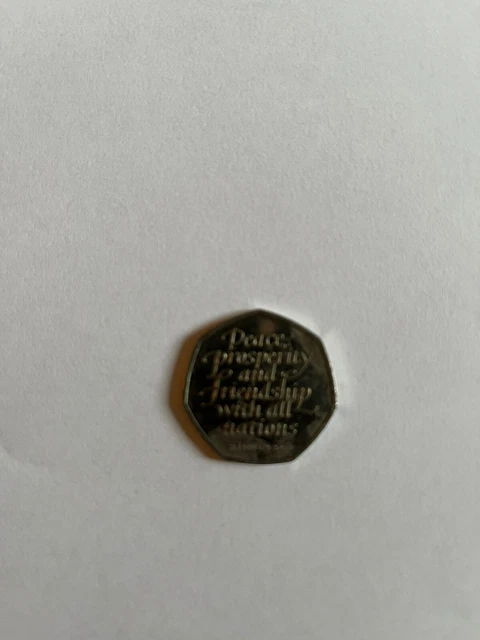 50P COIN BREXIT Withdrawal of the European Union 2020 circulated £1.99 ...