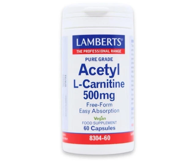 LAMBERTS ACETYL L-CARTNITINE 500mg Tablets Pack of 60 £8.65 - PicClick UK