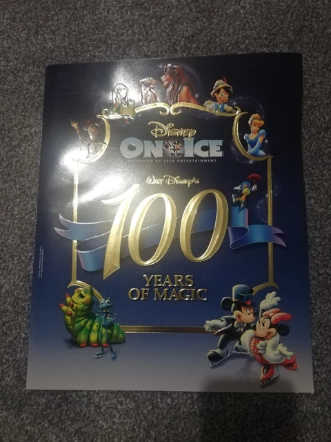 DISNEY ON ICE Walt Disney's 100 Years Of Magic Programme £8.00 ...