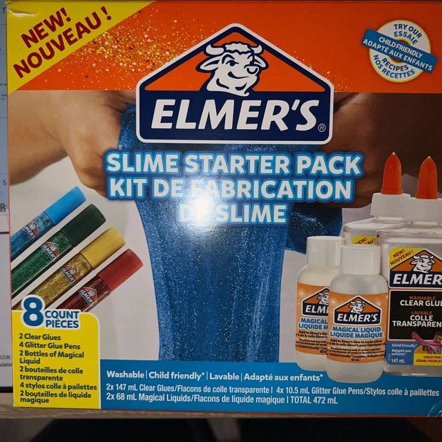 ELMER'S SLIME STARTERSET 8teilig DIY Schleim Selber machen (blau grün ... ELMER'S SLIME STARTERSET 8teilig DIY Schleim Selber machen (blau grün ...
