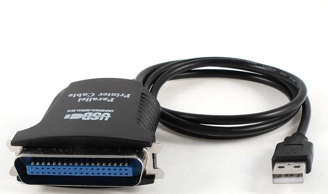 USB TO PARALLEL 36 Pin Centronics Printer Cable Lead for Epson & HP ...