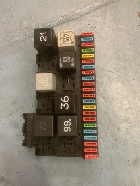 VW GOLF MK2 Mk3 Corrado T4 Ce2 Fusebox 357937039 £29.99 - PicClick UK