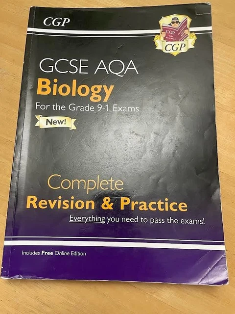 CGP GCSE AQA triple science Complete Revision and Practise set of 3 ...