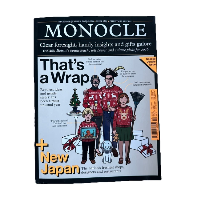 MONOCLE MAGAZINE DECEMBER/JANUARY 2025/2026 Issue 189 - Christmas ...