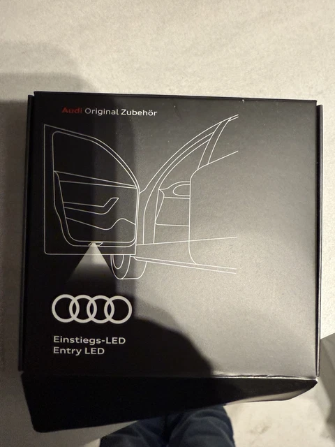 GENUINE AUDI LOGO Door LED Splash Puddle Entry Lights Pair £17.75 ...