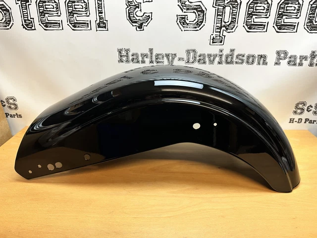 GENUINE HARLEY-DAVIDSON DYNA Fat Bob FXDF REAR FENDER Vivid Black ...