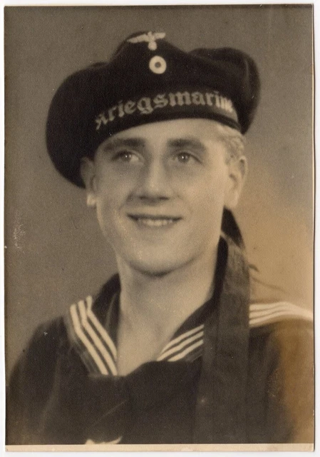 2. WK. * Kriegsmarine - Junger Soldat der Marine in Uniform * sw-Foto ...