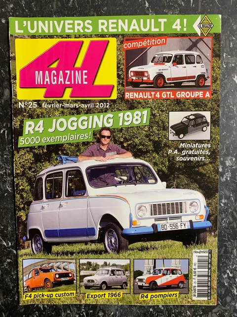 MAGAZINE 4L N°25 - LES 50 ANS DE LA 4L (avec poster) EUR 9,00 - PicClick FR