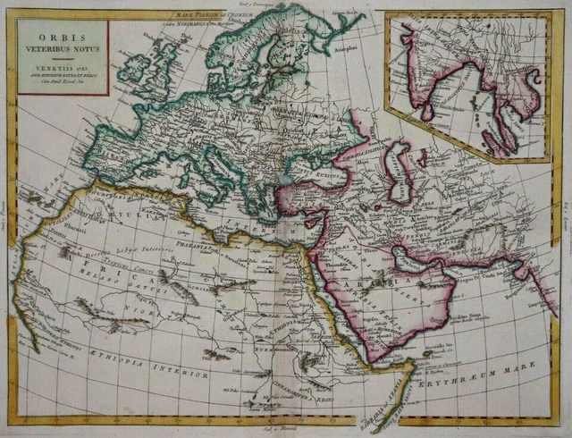 ORBIS VETERIBUS NOTUS - Zatta 1785 - Antike Welt - Ancient World ...