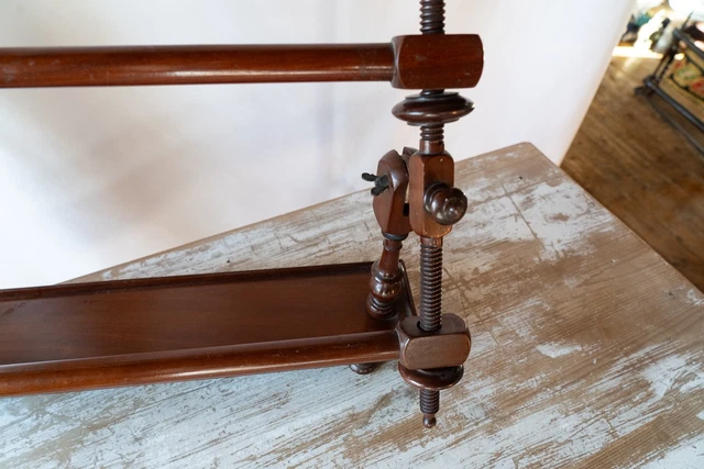 MÉTIER À TISSER broder ancien en bois mercerie broderie EUR 90,00 ...