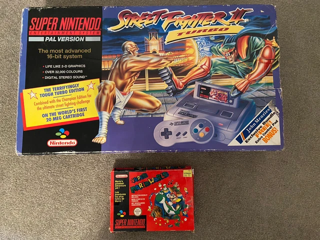 SUPER NINTENDO SNES Console Street Fighter 2 Turbo Box Variant With ...