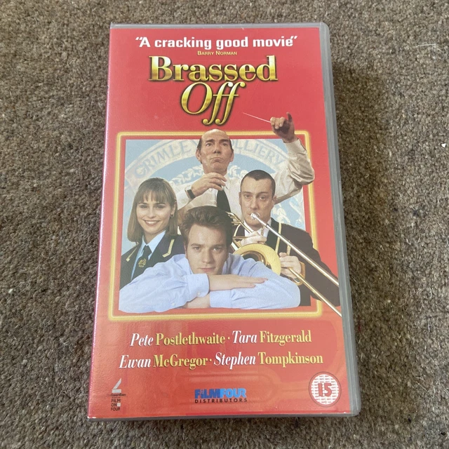 BRASSED OFF VHS Video Movie Cassette - Ewan McGregor - Musical Comedy ...