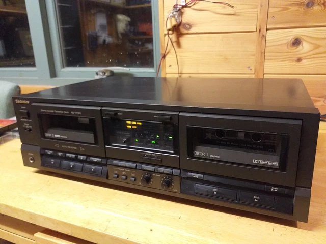 HI-FI TECHNICS RS-TR165 auto reverse double compact cassette deck (1990 ...