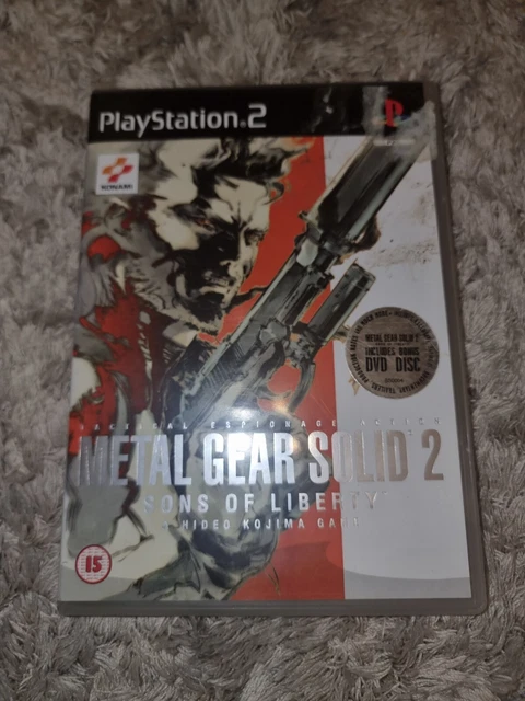 METAL GEAR SOLID 2 Sons of Liberty Complet PS2 Playstation 2 Konami ...