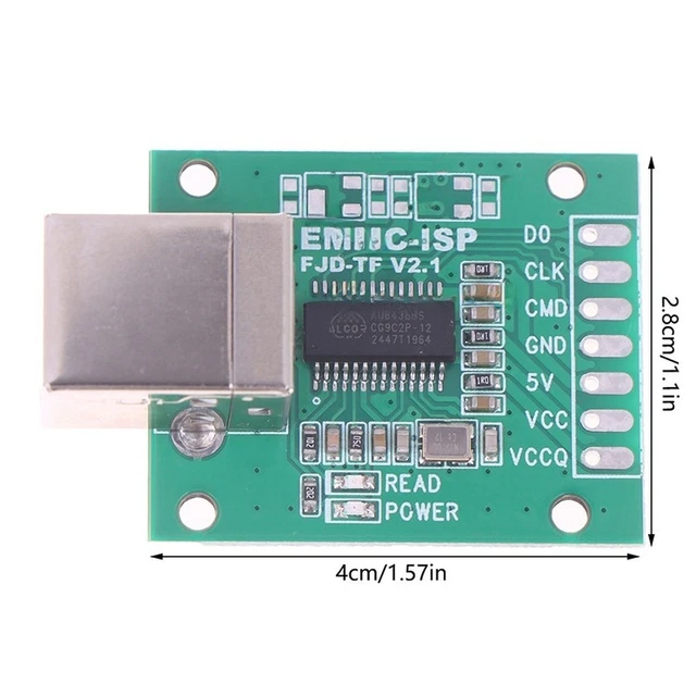 USB-B PROGRAMMER EMMC-ISP Flash Tool Repair Workshop High-speed Data ...