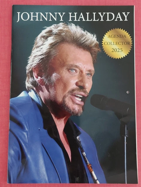 AGENDA CALENDRIER JOHNNY HALLYDAY 2025/Mars 2026 . TBE . Port gratuit ...