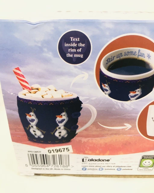 FROZEN 2 II Olaf Cosy Mug Cup Disney Brand New Stir Up Some Fun W ...
