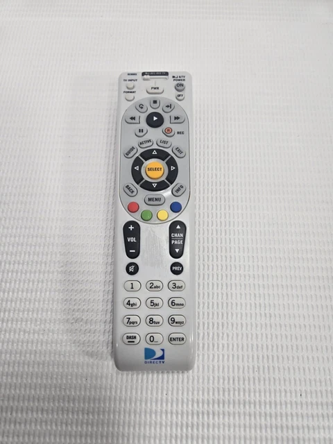 UNIVERSAL DIRECTV RC66RX IR/RF Remote Control AT&T Replaces RC65 RC64 ...