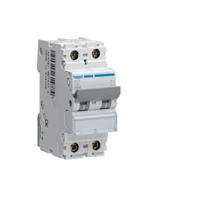 HAGER NCN220A INTERRUPTEUR Automatique MCB 2p 2 Poly 2x20a 10ka Courbe EUR 76,71 - PicClick FR