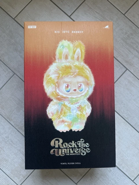 ORIGINAL POPMART THE Monsters Labubu Rock The Universe Vinyl Plush Doll ...