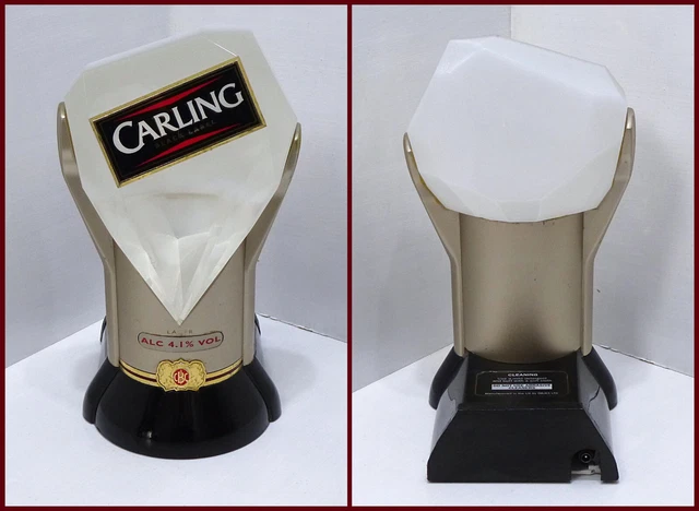 CARLING BLACK LABEL Beer Font Lager Pump LED Header Light Home Bar Pub ...