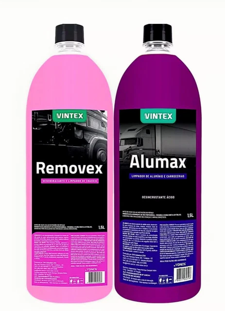 VONIXX ALUMAX + Removex Vintex Kit Degreaser Descaler Cleaner 2x1.5L ...