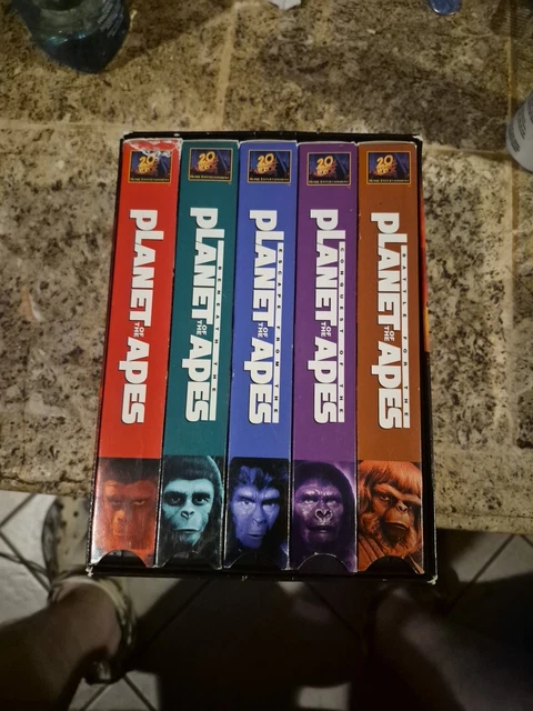 PLANET OF THE Apes - Legacy Box Set (VHS, 1998, 5-Tape Set) Super Super ...