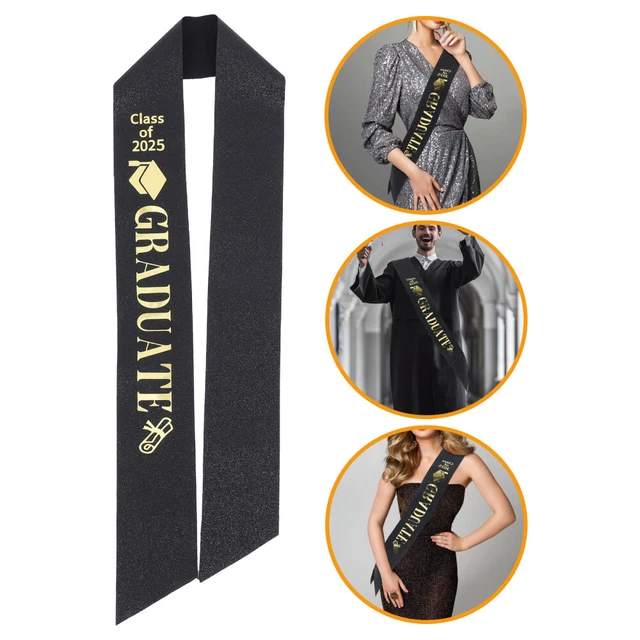 GRADUATION SASH FOR Graduation Party Satin Sash Class of 2025 Sash ...