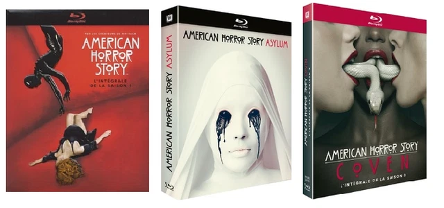 Coffret Blu Ray Serie Horreur American Horror Story Saisons 1 A 3