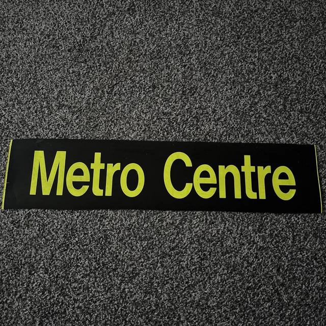 BRITISH RAIL TRAIN destination blind sprinter 150/142 *Metro Centre* £5 ...
