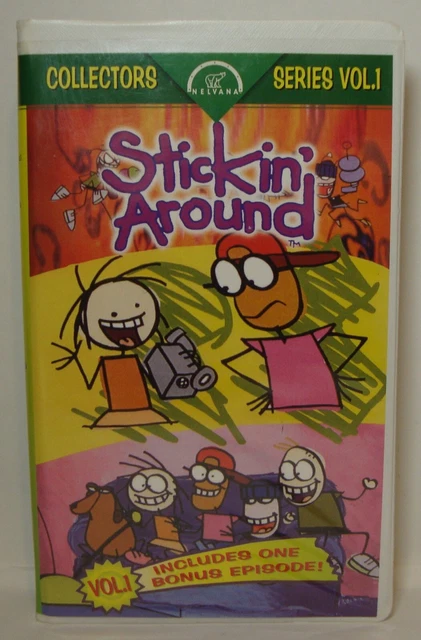 STICKIN' AROUND COLLECTOR'S Series Volume 1 Clamshell Vhs Tape Ytv ...