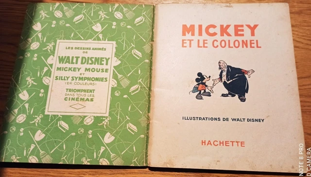 MICKEY ET LE Colonel (Walt Disney) Hachette Edition Originale 1938 ...