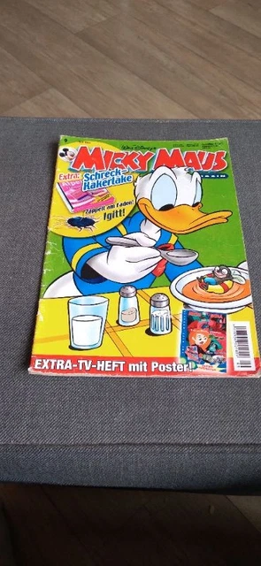 MICKY MAUS COMIC Heft Nr. 400 Walt Disney Donald Duck Ehapa TV-Heft Poster EUR 5,95 - PicClick DE