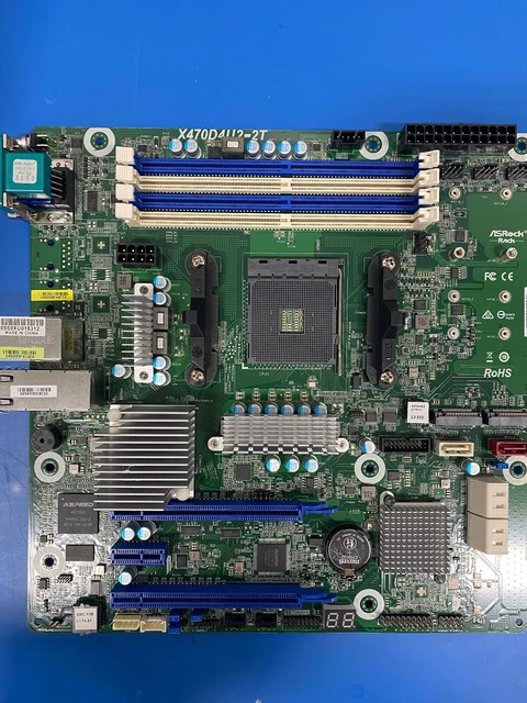 ASROCK X470D4U2-2T MICRO ATX Server Motherboard - BULK $290.00 ...