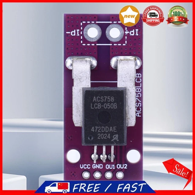ACS758LCB-050B-PFF-T LINEAR DURABLE Current Sensor 3.3-5V 50A for ...