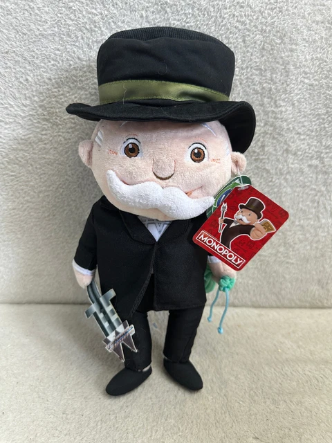 MR MONOPOLY UNCLE Pennybags soft toy plush NWT £11.50 - PicClick UK