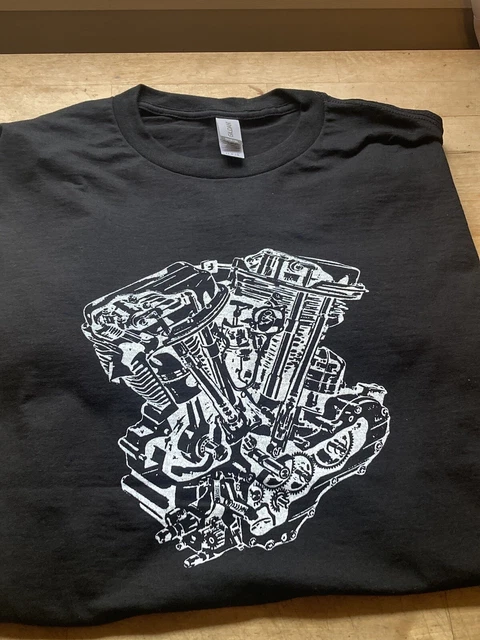 HARLEY DAVIDSON PANHEAD El Fl Vintage Motorcycle Exploded Engine T ...