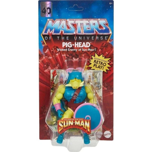 MATTEL MASTERS OF the Universe Origins Pig-Head Deluxe Actionfigure EUR ...