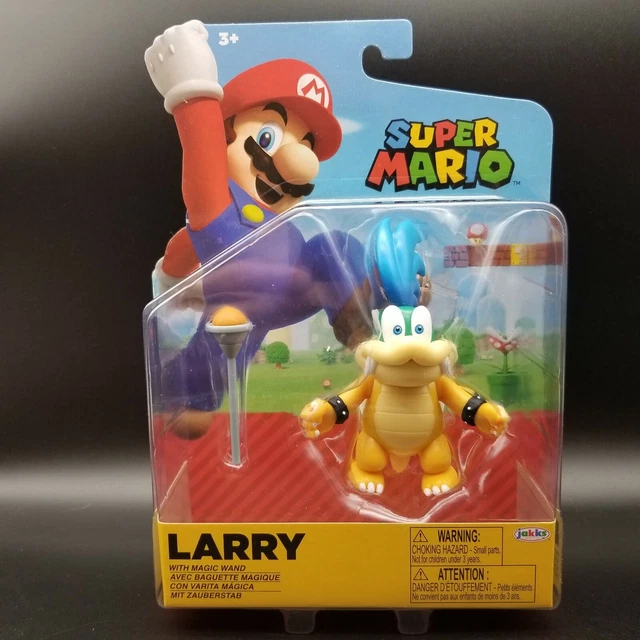 FIGURINE SUPER MARIO World of Nintendo Larry Koopa 4" avec baguette ...