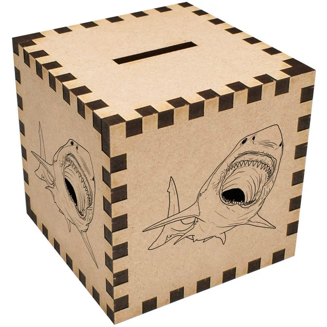 'GREAT WHITE SHARK Bite' Money Box / Piggy Bank (MB00100371) £7.99 ...