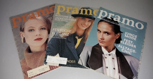 DDR 3 X Zeitschrift PRAMO 12/1984 + 11/1987 + 11/1989, guter Zustand ...