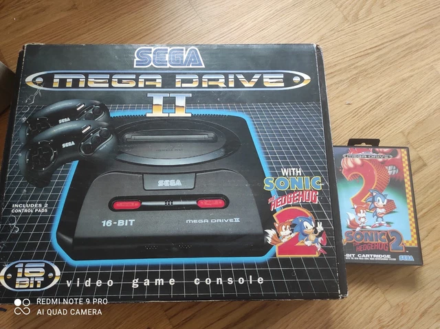 SEGA MEGA DRIVE 2 II Boxed Console Sonic 2 Set Bundle No Zelda Kart ...