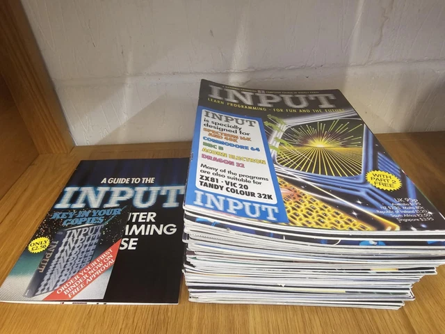 VINTAGE INPUT COMPUTER Course Magazine 1-52 Marshall Cavendish 1984 £1.76 - PicClick UK