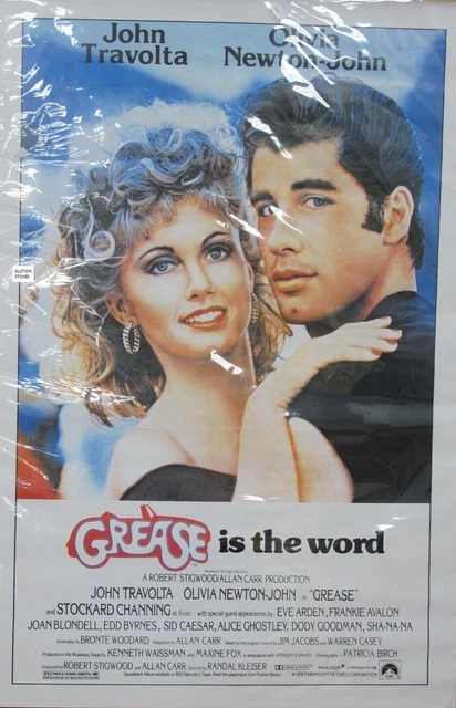 PARAMOUNT PICTURES 'GREASE' Is The Word Us 1 Sheet Film Poster ...