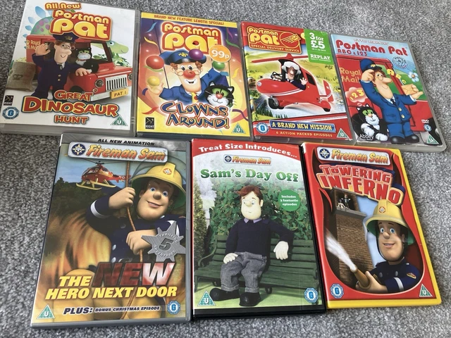 FIREMAN SAM / Postman Pat DVD Bundle X 7 - BBC Classic Children’s TV £5 ...