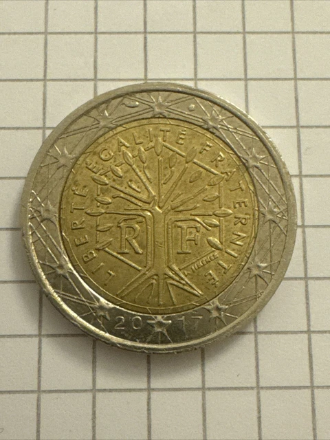 2-EURO-MÜNZE AUS FRANKREICH, “Liberté Égalité Fraternité”, 2017 EUR 59 ...