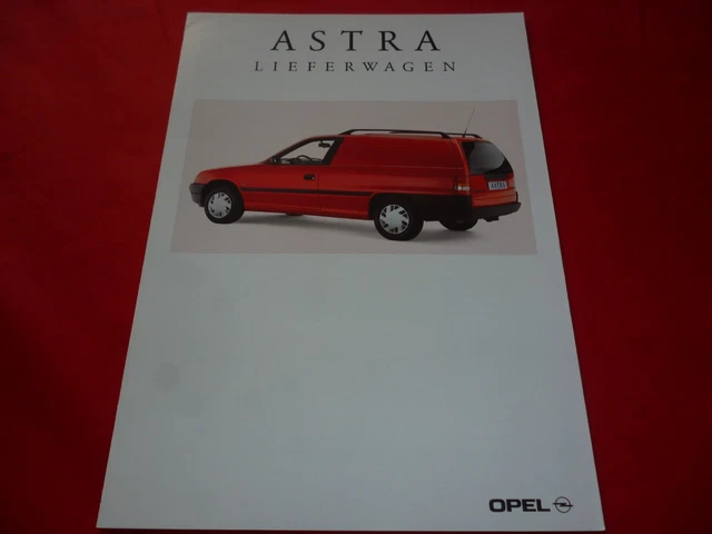 OPEL ASTRA F Lieferwagen Prospekt Brochure Depliant Folleto von 1993 EUR 6,99 - PicClick DE